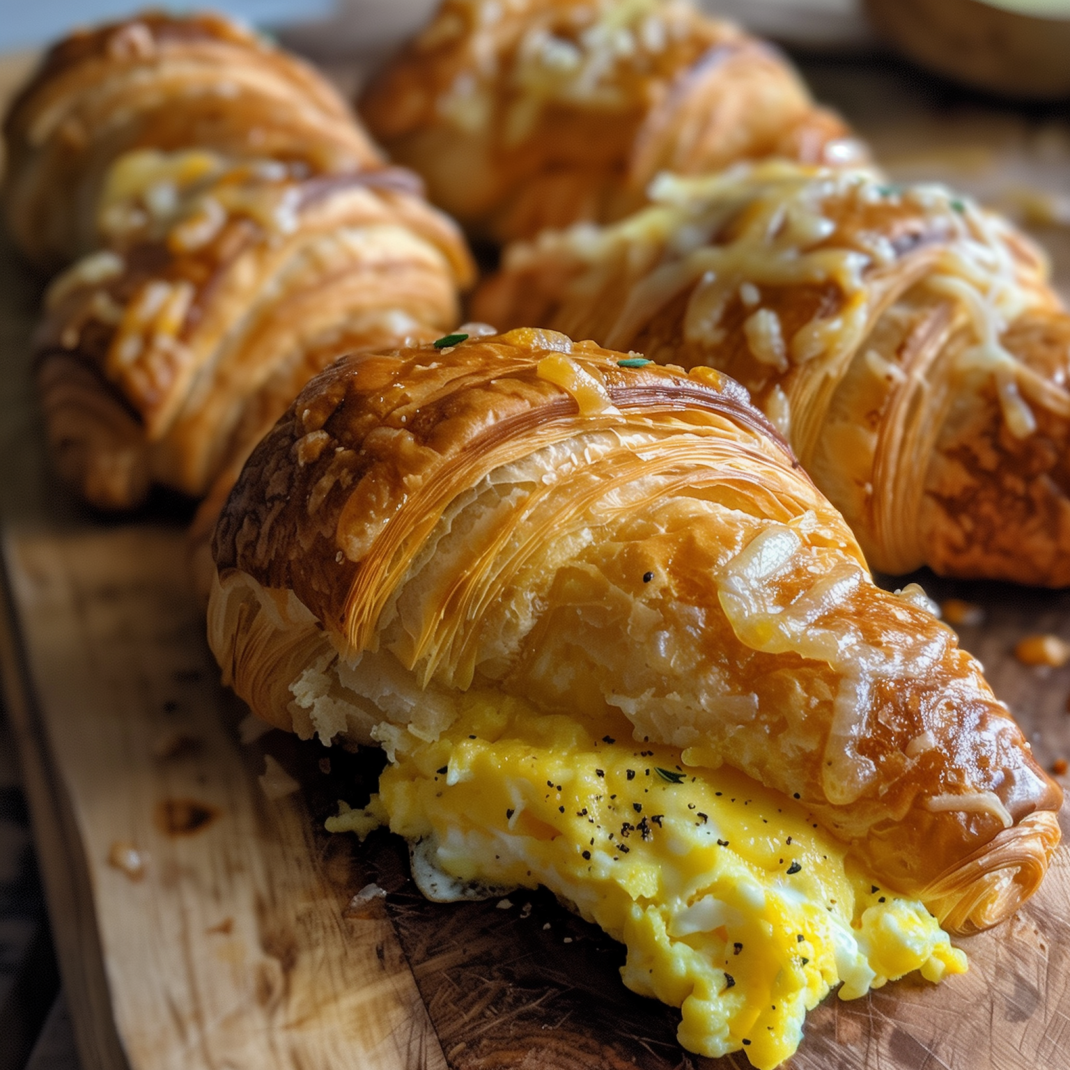 Egg and Cheese Croissants: A Breakfast Delight