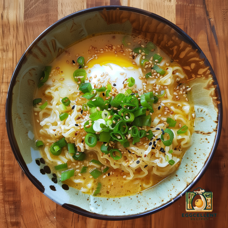 Homemade Egg Drop Ramen: Quick and Comforting Asian Noodle Soup