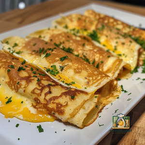 Scrumptious Egg and Cheese Crepes: A Savory Delight