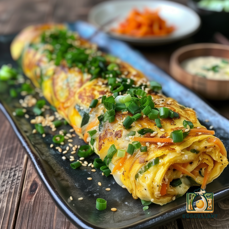 Korean Rolled Omelette (Gyeran Mari)