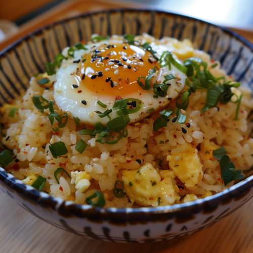 Korean egg rice (Gyeran Bap)