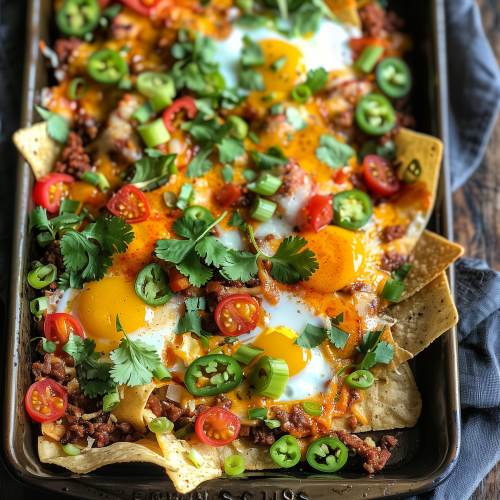 Chorizo and Egg Breakfast Nachos