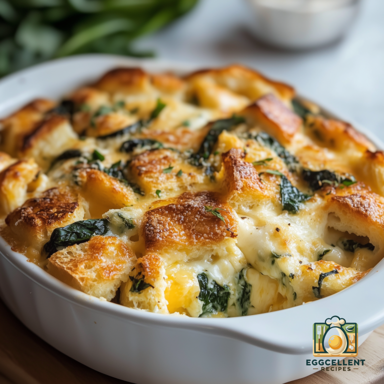 Spinach and Cheese Strata