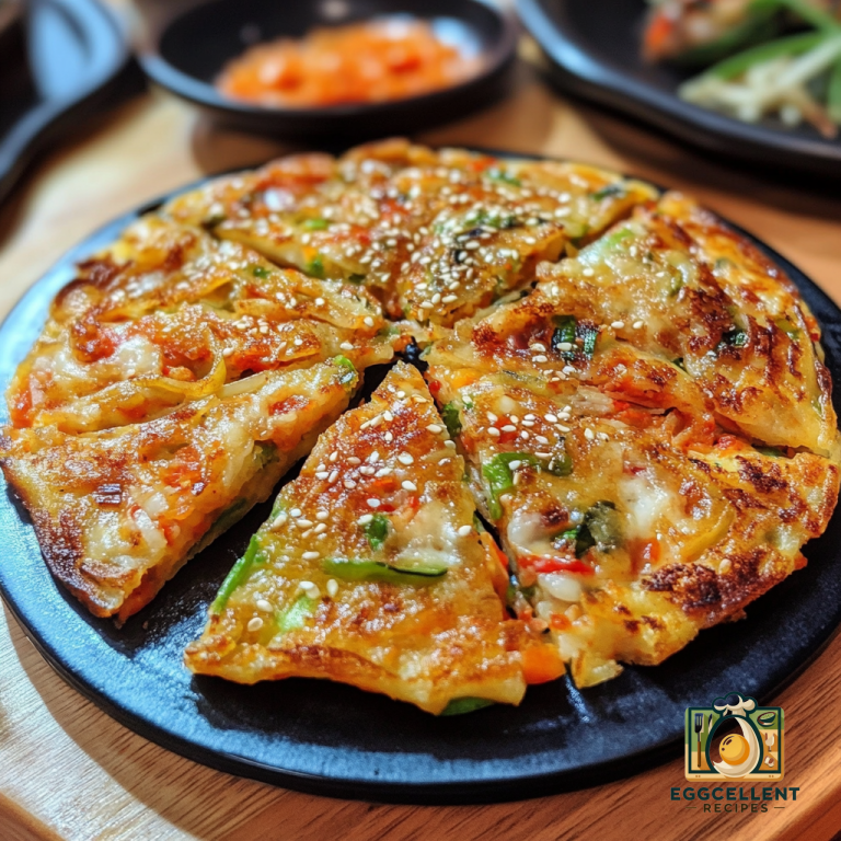 Korean Vegetable Pancake (Yachaejeon)