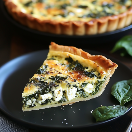 Spinach and Feta Quiche