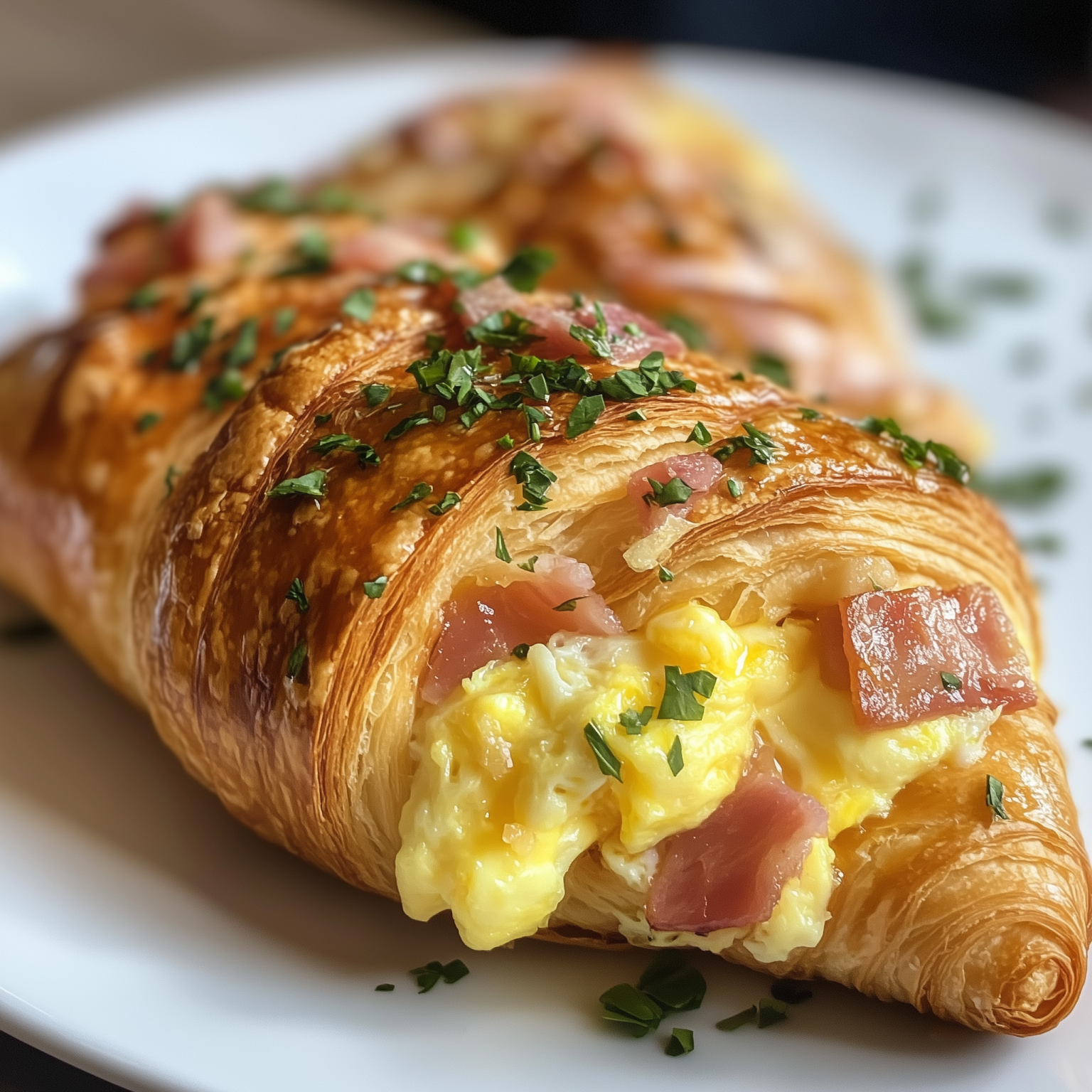 Egg and Ham Croissant