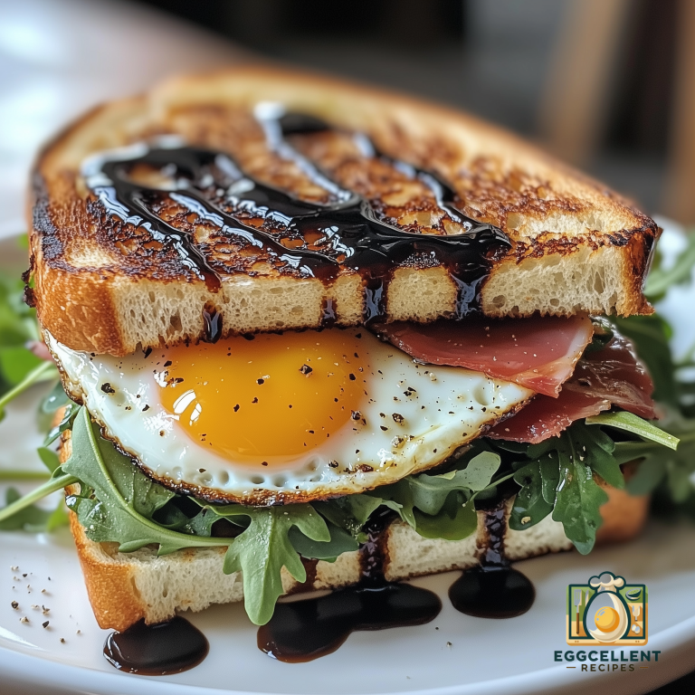 Egg and Prosciutto Panini