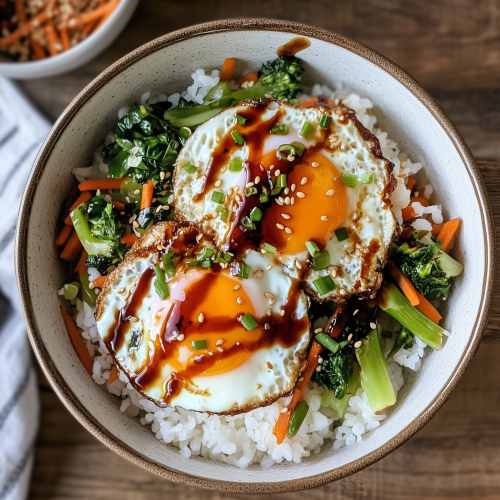 Savory Rice Bowl with Eggs