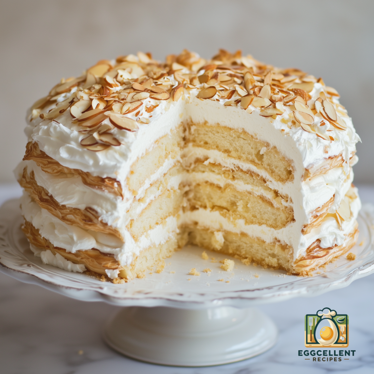 Dacquoise (Almond Meringue Cake)