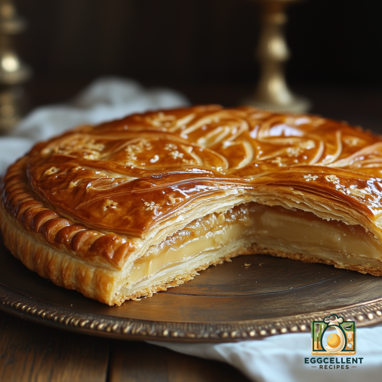 Galette des Rois (King Cake with almond filling)