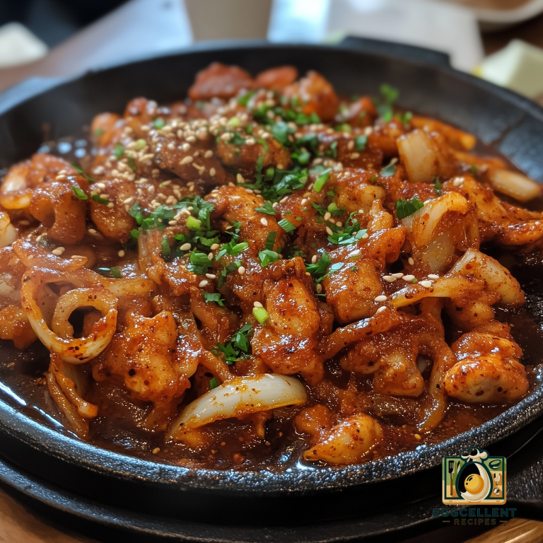 Dakgalbi (Korean spicy chicken)