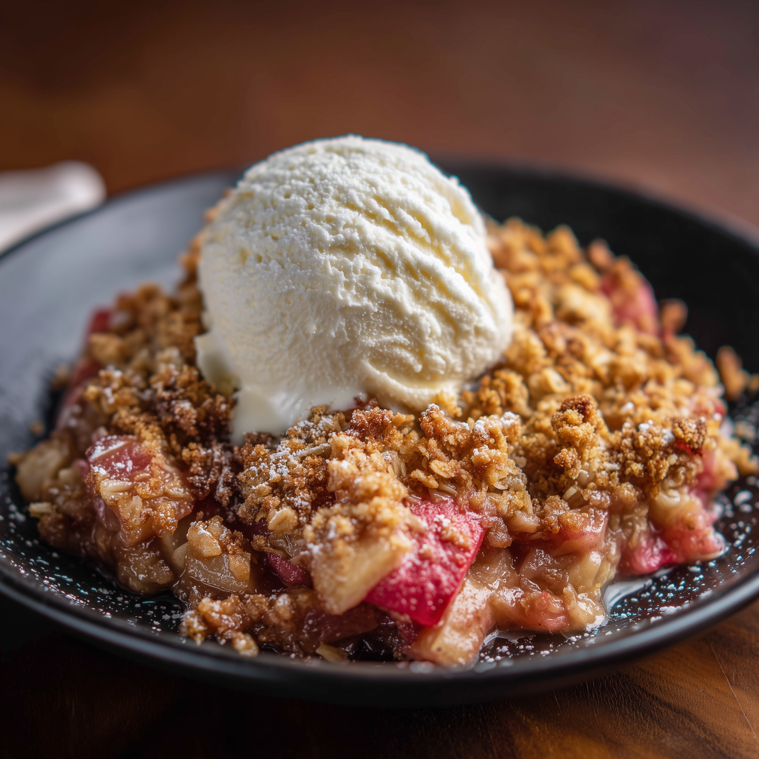 Apple Rhubarb Crisp