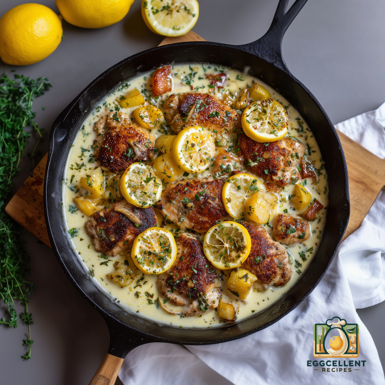 Creamy Lemon Chicken Skillet